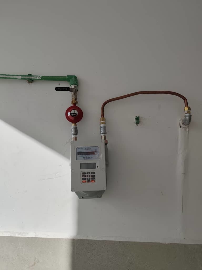 -30-60C Temperature Wireless Prepaid Gas Meter with 20token Token Type ...